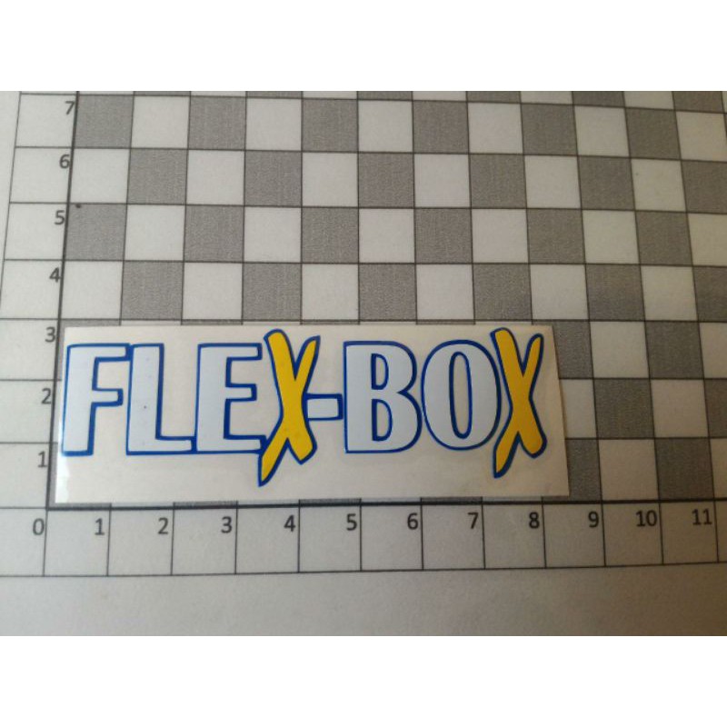 Jual stiker cutting flex box flexbox | Shopee Indonesia