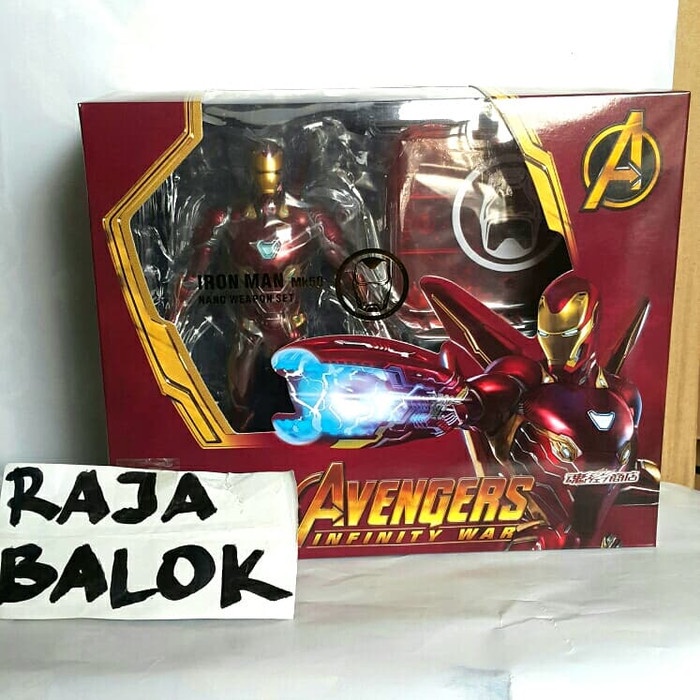 Jual SHF Iron Man Mk 50 Nano Weapon set Infinity War | Shopee Indonesia