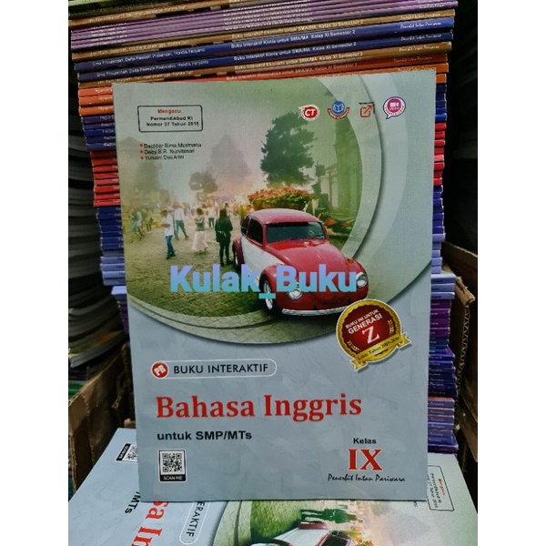 Jual Buku kurikulum merdeka belajar lks pr interaktif bahasa inggris kelas IX,9 tahun 2022 intan ...