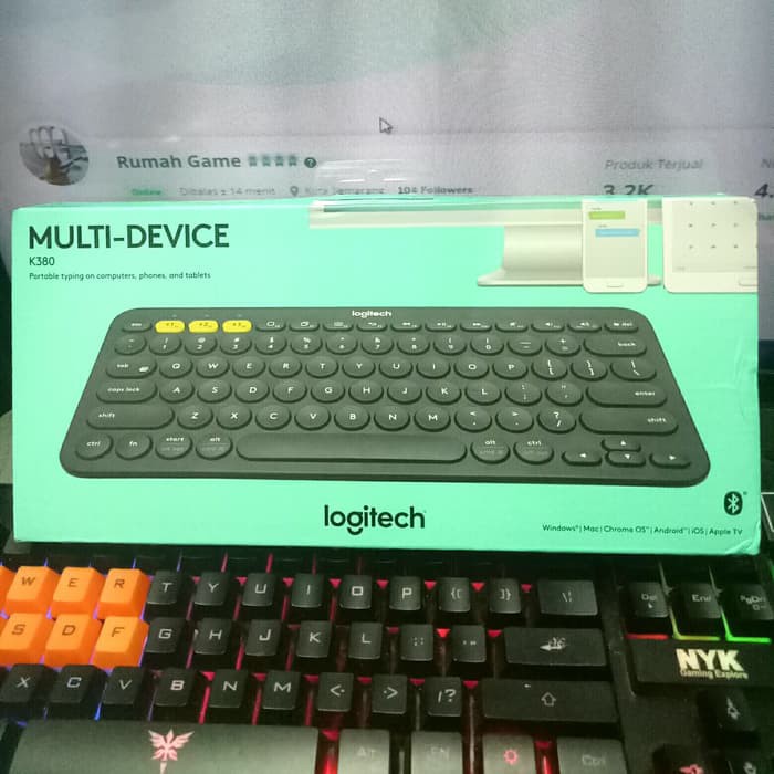 Jual Keyboard Logitech K380 Original- Keyboard BT Bluetooth Keyboard Hp Tab | Shopee Indonesia
