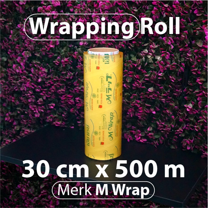 Jual Plastik Wrap Merk M Wrap - Wrap Roll 30 cm x 500 m | Shopee Indonesia