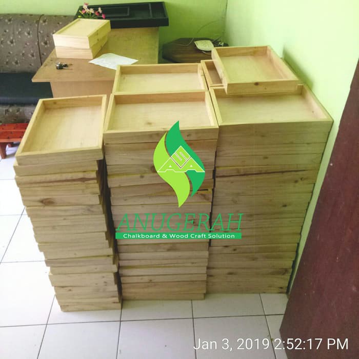 Jual PROMO!! 20X30CM HAMPERS WOODEN BOX SESERAHAN KOTAK PARCEL KAYU ...