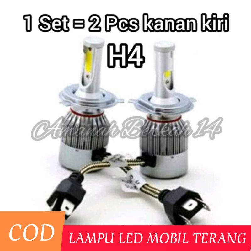 Jual Lampu Led C6 H4 36Watt Putih ada kipas pendingin, LAMPU LED HEADLAMP FOGLAMP H11 H8 H9 H4 ...