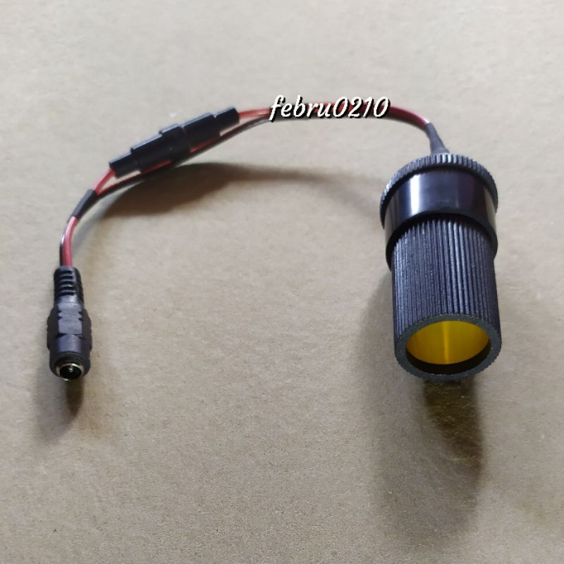 Jual Kabel Socket DC 5.5mm Sambungan ke Output Lighter Female dengan ...