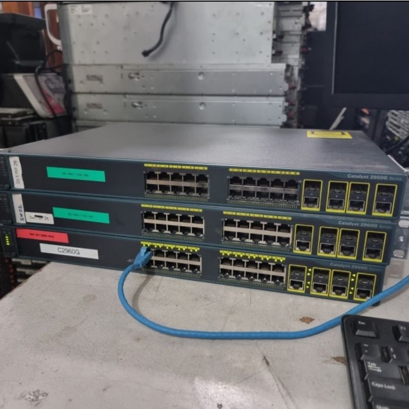 Jual Switch Cisco Catalyst 2960G Series Type WS-C2960G-24TC-L 24port ...