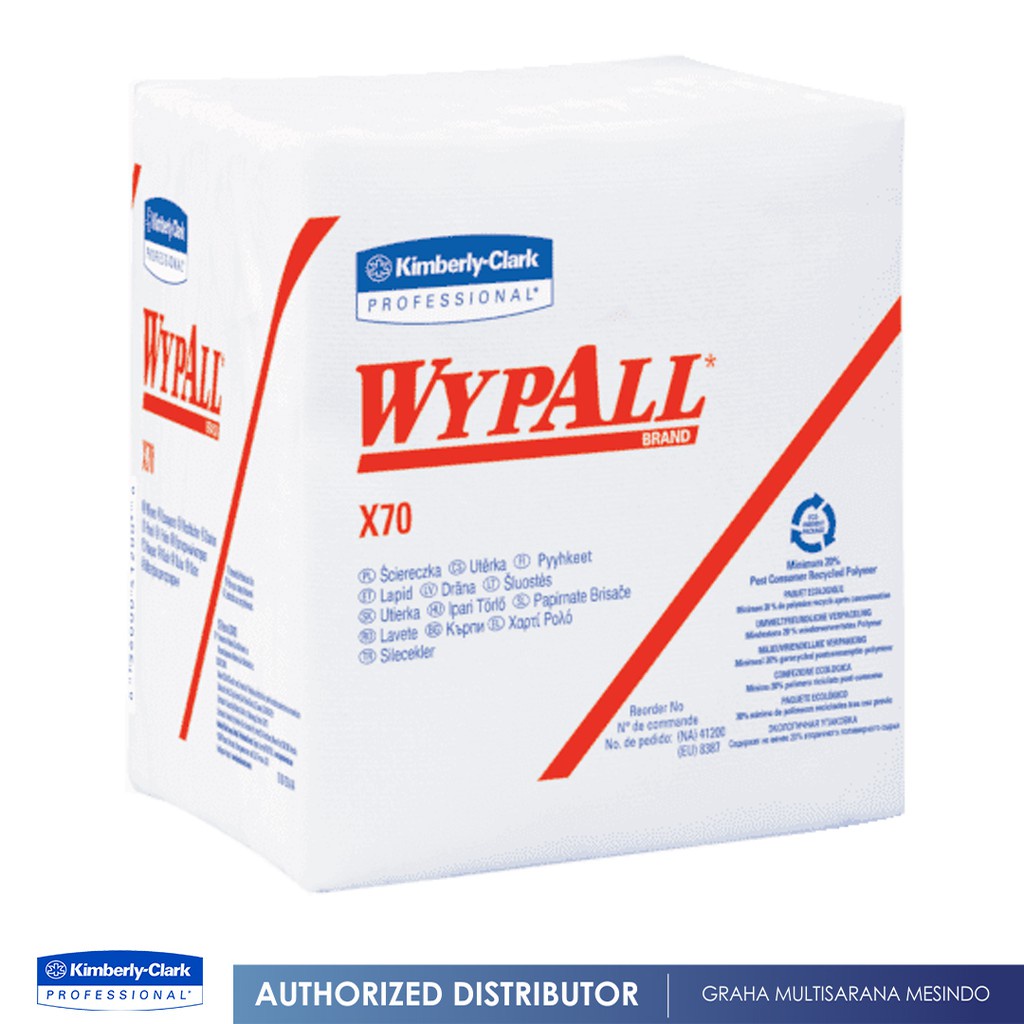 Jual Tisu Reusable/Tissue higenis Kimberly Wypall X70 Wipers | Shopee ...
