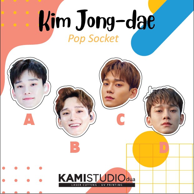 Jual Pop Socket artis Korea / EXO / Kim Jong Dae / Kim Jong-dae EXO ...