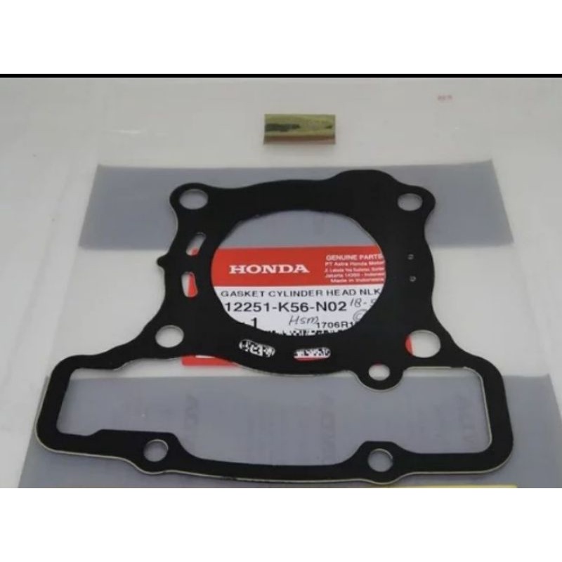 Jual Paking blok head gasket Honda CB 150R LED Supra GTR 150 Sonic orisinil 12251-K56-N02 ...