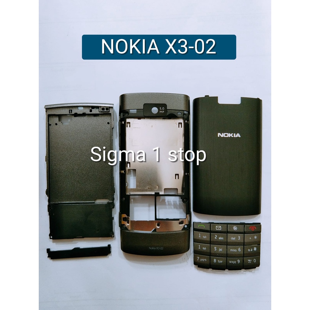 Jual NOKIA X3-02 X3 02 CASING FULL SET HOUSING TULANG FRAME KESING ...