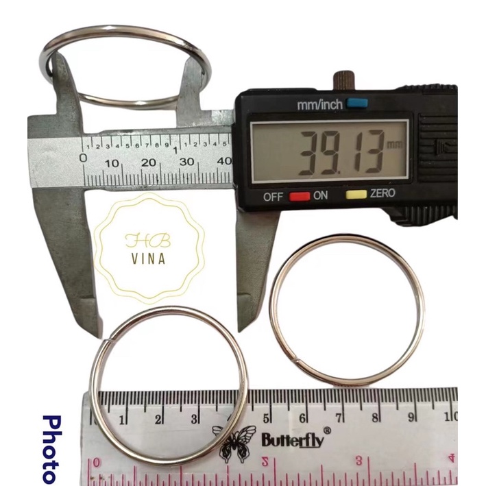 Jual ring bulat 3,9cm / ring O besi 3,9cm x 2,5mm nikel / 100pcs ...