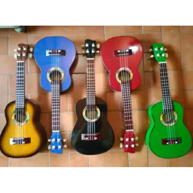 Jual UKULELE/KENTRUNG 3 SENAR DAN 4 SENAR (WARNA BISA BREQUEST ...
