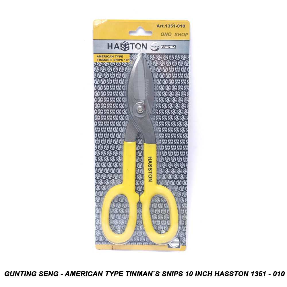 Jual Gunting Seng - American Type Tinman`s Snips 10 Inch Hasston 1351 ...