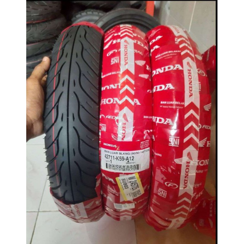 Jual Ban Motor Matic ring 14 Honda/Federal Tubetype/Tubelles 90/90-14 ...