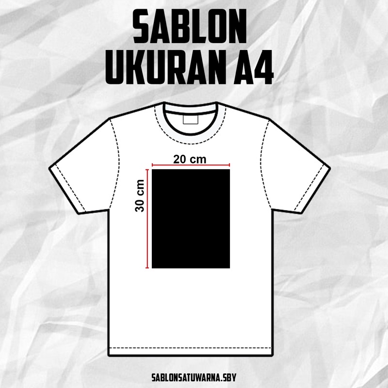 Jual sablon kaos satuan + sablon ukuran a4 | Shopee Indonesia