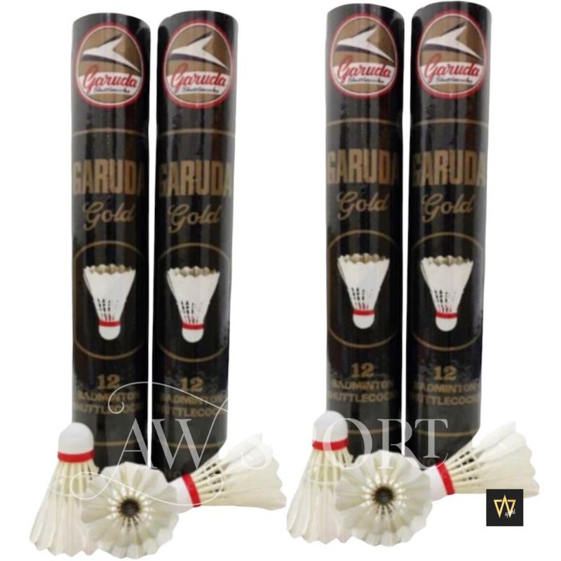 Jual SHUTTLECOCK GARUDA GOLD HITAM / Kock Bulutangkis | Shopee Indonesia