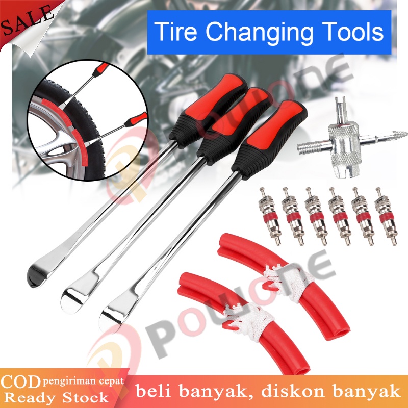 Jual Sepeda Motor Sepeda Mobil Ban Setrika Alat Kit 3 Pcs Mobil Sepeda ...