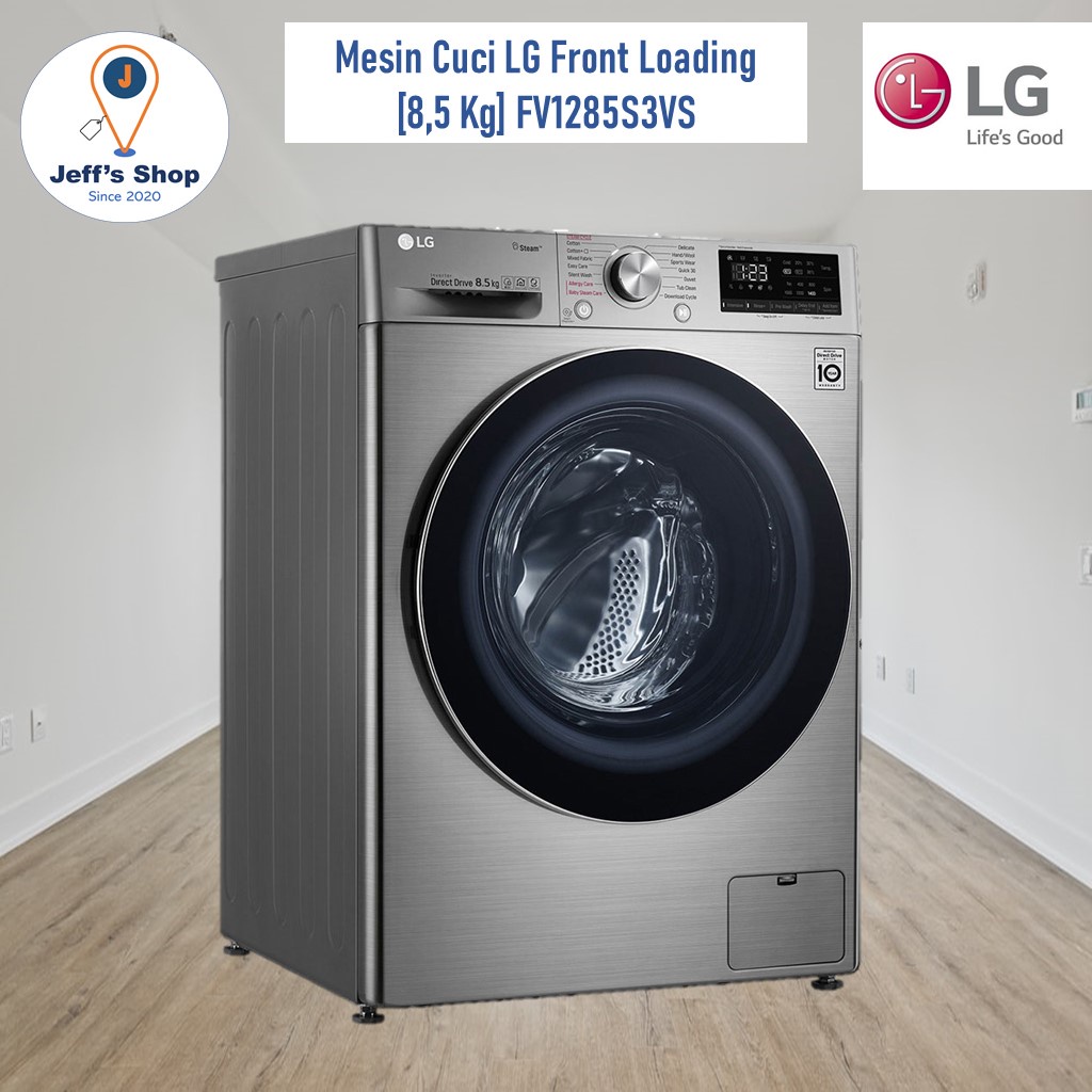 Jual Mesin Cuci LG Front Loading [8,5 Kg] FV1285S3VS dilengkapi AI DD ...