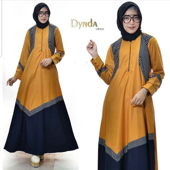 Jual Baju Gamis Wanita Terbaru Dynda Dress Termurah - | Shopee Indonesia