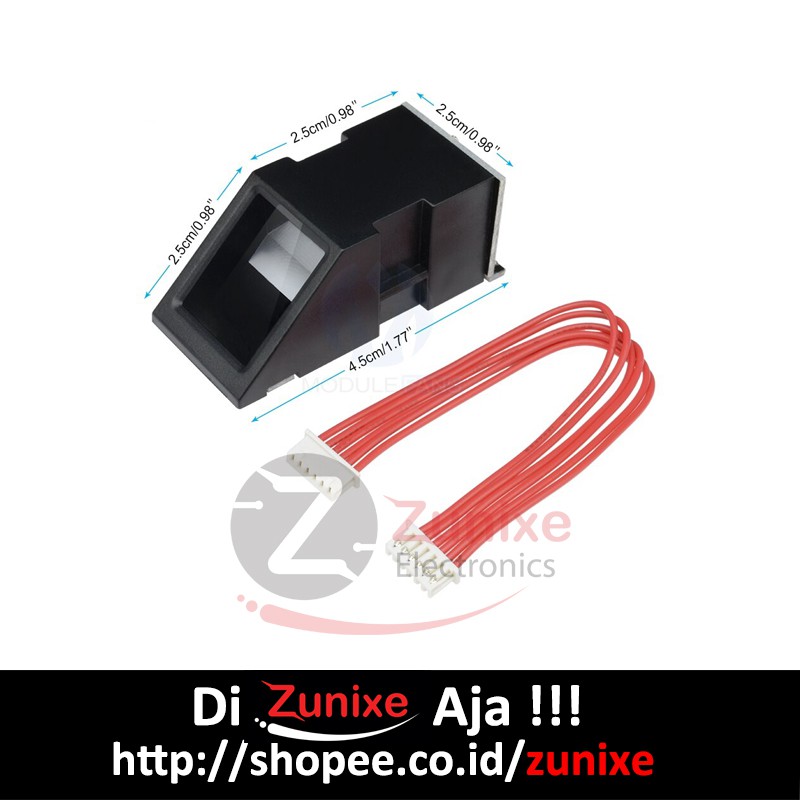 Jual FPM10A FINGERPRINT SENSOR SIDIK JARI COMPATIBLE ARDUINO | Shopee ...