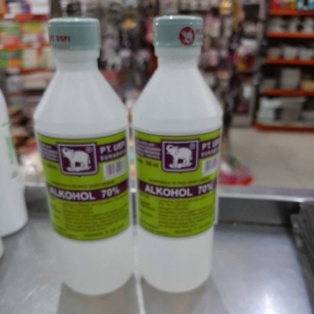 Jual Alkohol 70% cap gajah Antiseptik 300 ML | Shopee Indonesia