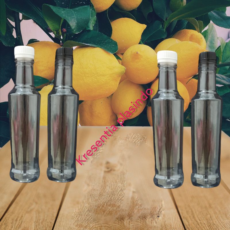 Jual Botol plastik 350 ml botol sirup marjan botol madu harga ecer dan ...