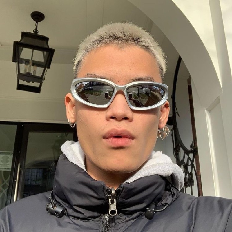 Jual MUSE GLASSES AESTNEEDS [READY STOCK] Cyber Y2k Aesthetic Silver ...