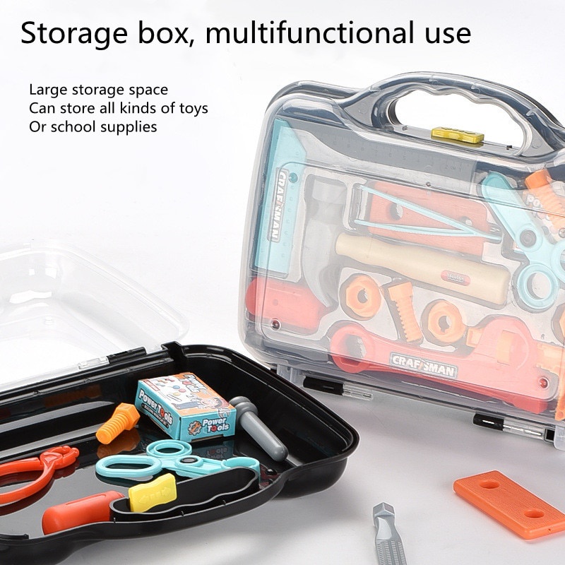 Jual Mainan Set Box Alat Perkakas 21 Tools Safety Edukasi Anak Bermain ...