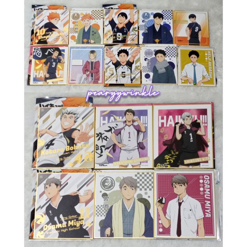 Jual Mini Shikishi Official Haikyuu!! - Jujutsu Kaisen - Bungo Stray ...