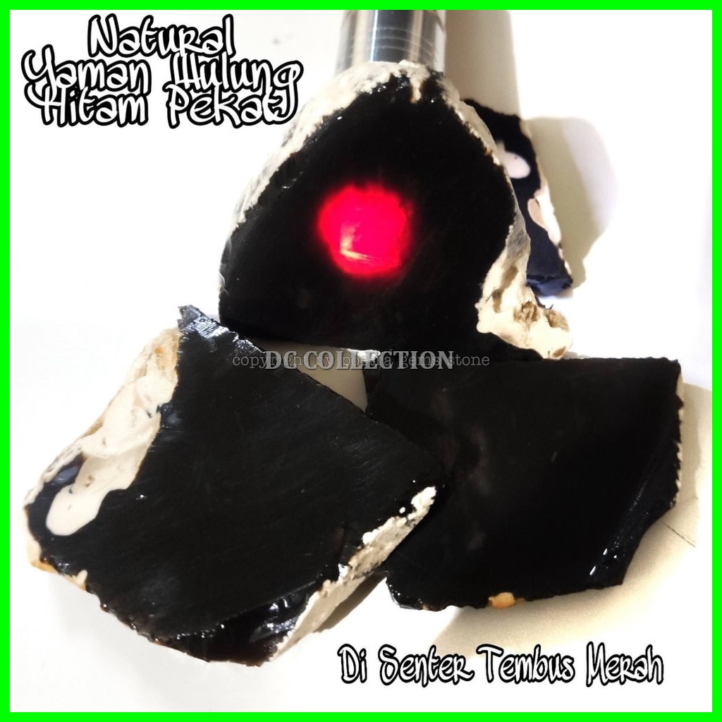 Jual BAHAN BATU NATURAL YAMAN WULUNG - KECUBUNG API HITAM PEKAT ...