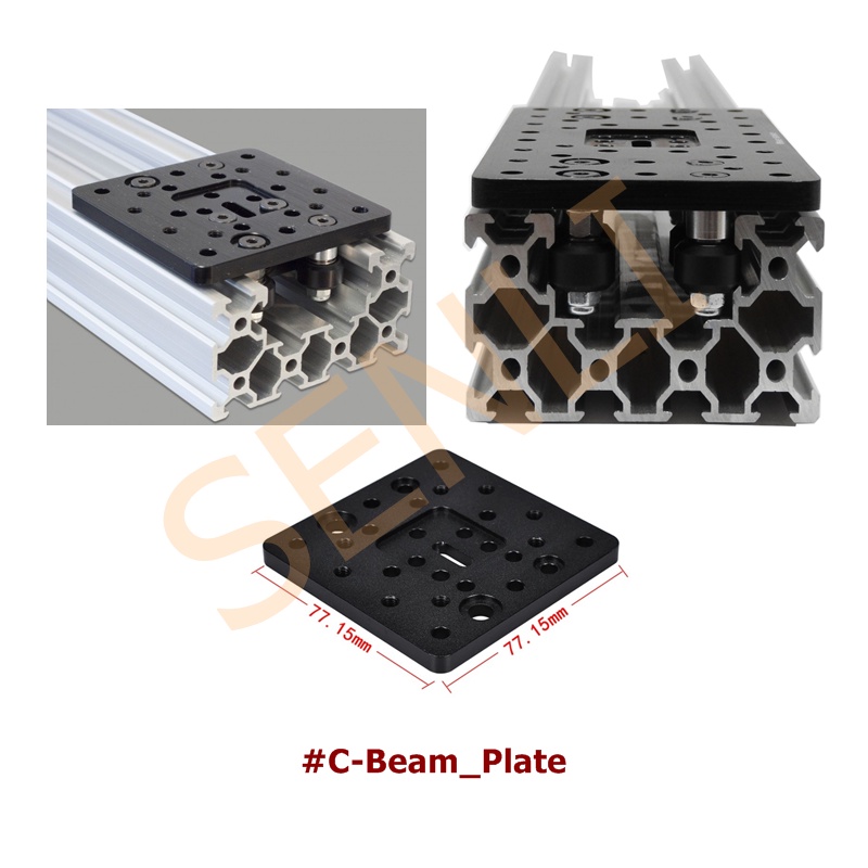 Jual C-Beam Plate C Beam CBeam 4080 | Shopee Indonesia
