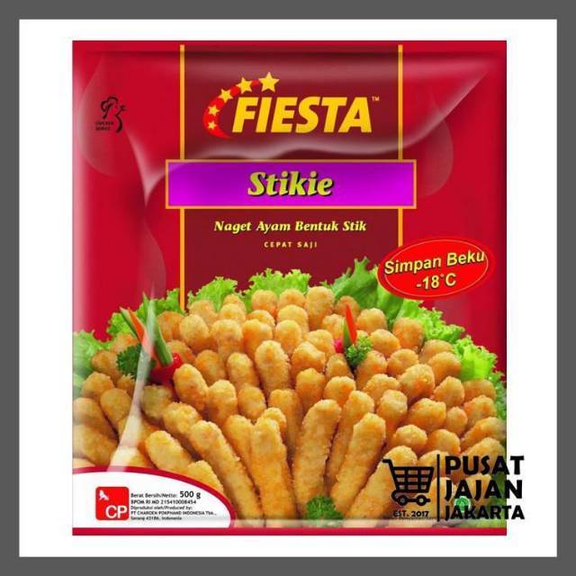 Jual Fiesta Stikie 500 Gr Chicken Stick Daging Naget Ayam Olahan Bentuk ...