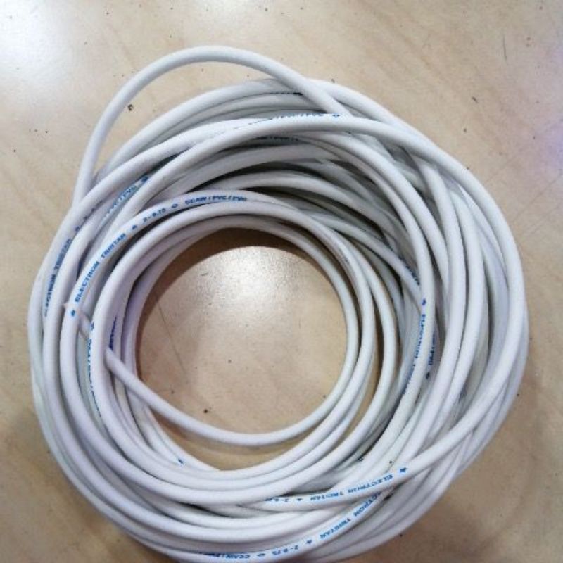 Jual KABEL NYMHYO 2X075 ELEKTRON TRISTAR PANJANG 20 METER | Shopee ...