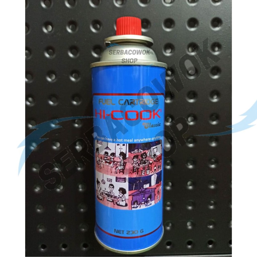 Jual Tabung Gas Mini Hi-Cook Gas Kompor Portable Hicook Original 230 Gr ...