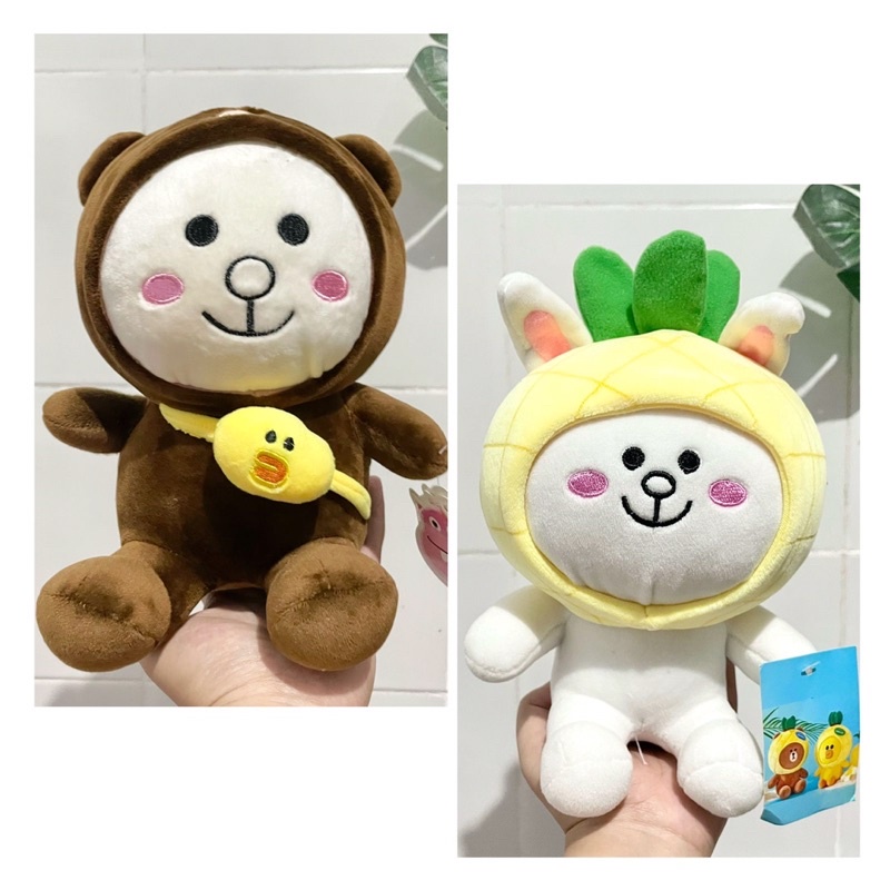 Jual BONEKA BROWN CONY LINE KOSTUM | Shopee Indonesia
