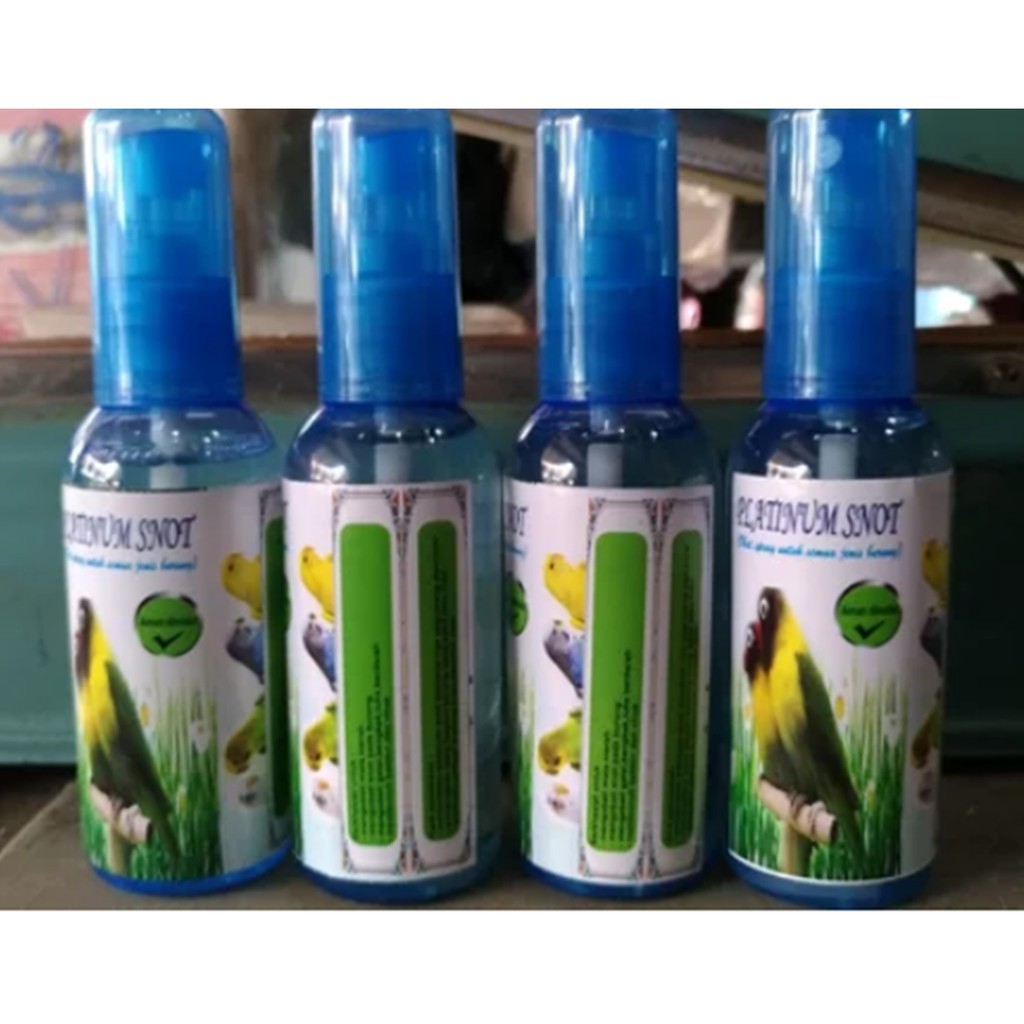 Jual PLATINUM SNOT - OBAT MATA SPRAY UNTUK BURUNG | Shopee Indonesia
