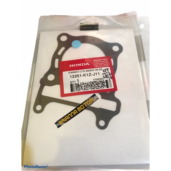 Jual GASKET CYLINDER HEAD PCX 160 ORI HONDA 12251 K1Z J11 | Shopee Indonesia