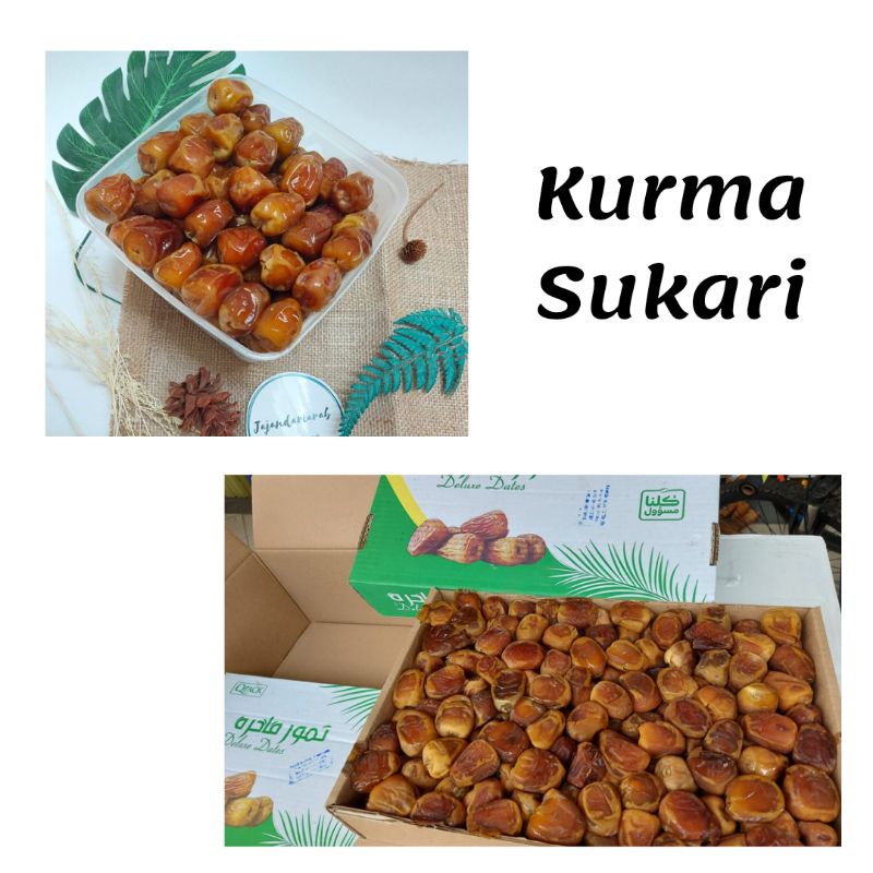 Jual Kurma sukkari kurma raja kurma madinah 1 box 3kg | Shopee Indonesia