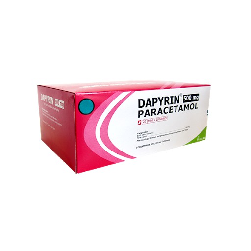 Jual Dapyrin paracetamol box isi 20 strip | Shopee Indonesia