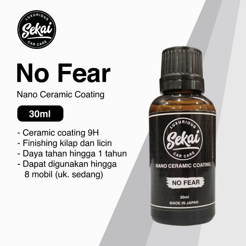 Jual 9H Nano Ceramic Coating Sekai No Fear Coating Mobil Motor Jepang 30ml | Shopee Indonesia