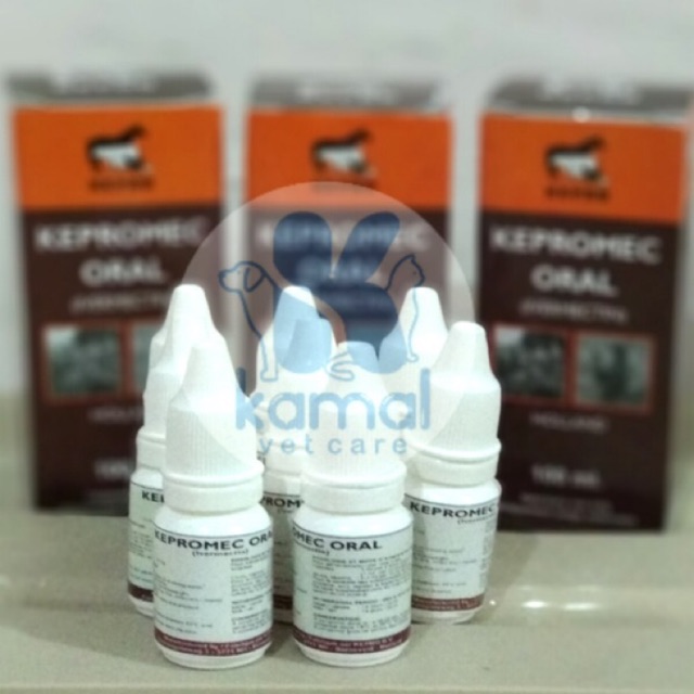 Jual Kepromec oral 10ml & 15ml(repack) obat gurem kutu scabies cacing ...