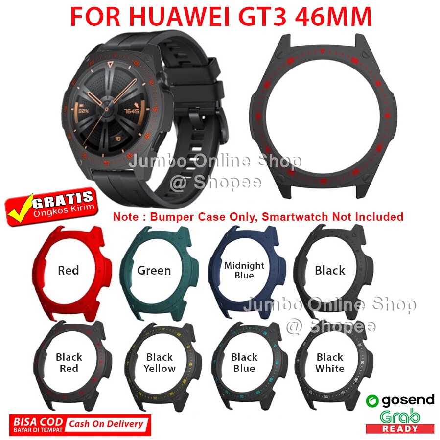 Jual Bumper Case for Huawei Watch GT3 46mm Huawei Watch GT 3 Cover ...