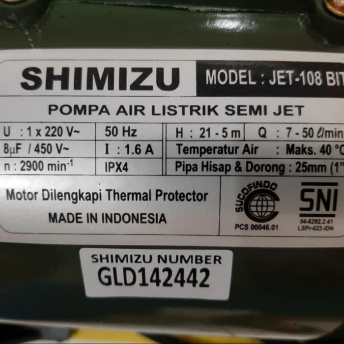 Jual Pompa Air Shimizu Semi Jet 108Bit 150watt | Shopee Indonesia