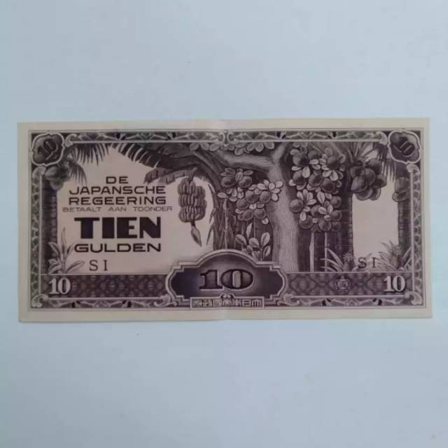Jual Uang Kuno 10 Gulden jaman jepang thn 1942 kondisi sangat bagus ...