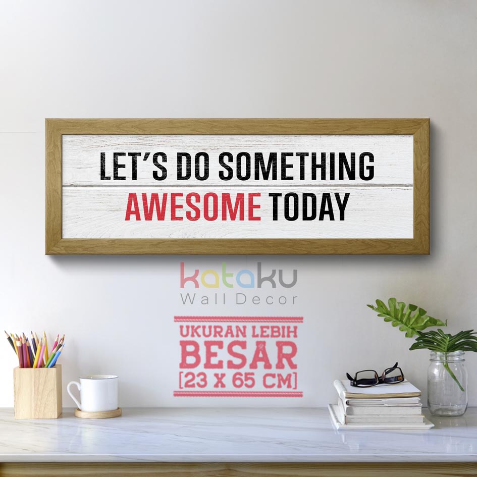 Jual Hiasan Dinding Rustic Inspirational Quotes Sign Pajangan Dinding ...