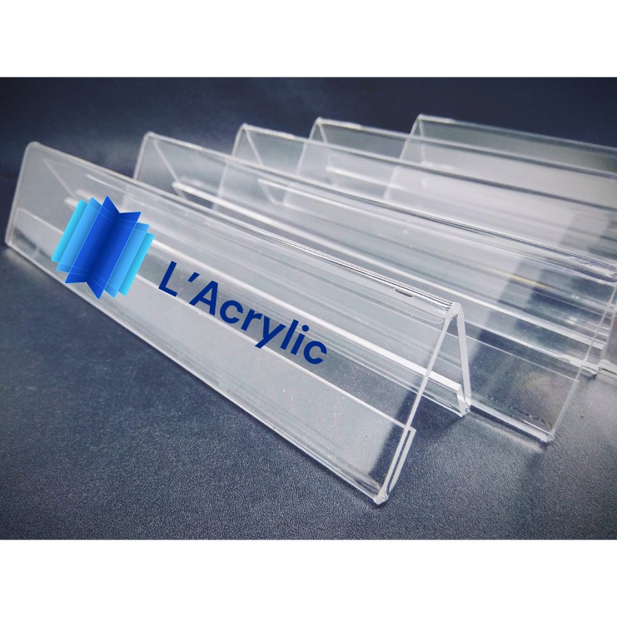 Jual AKRILIK / ACRYLIC / DISPLAY MEJA NAMA PANITIA SEGITIGA NAMA ...