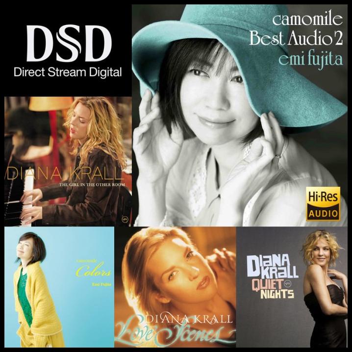 Jual Dsd Dsf Sacd Audiophile Diana Krall, Emi Fujita Super Hires Audio 1Bit | Shopee Indonesia