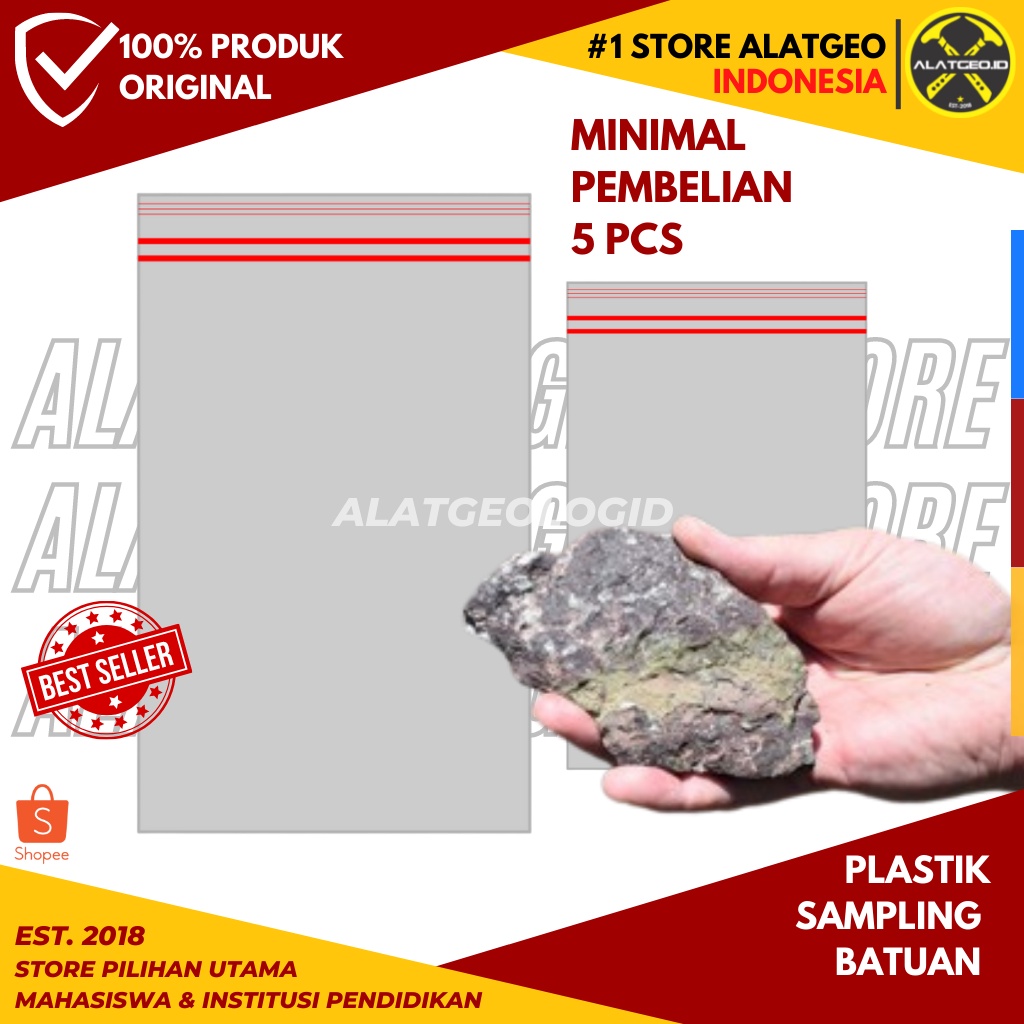Jual Plastik Sampel Klip Batuan - Geologi | Shopee Indonesia