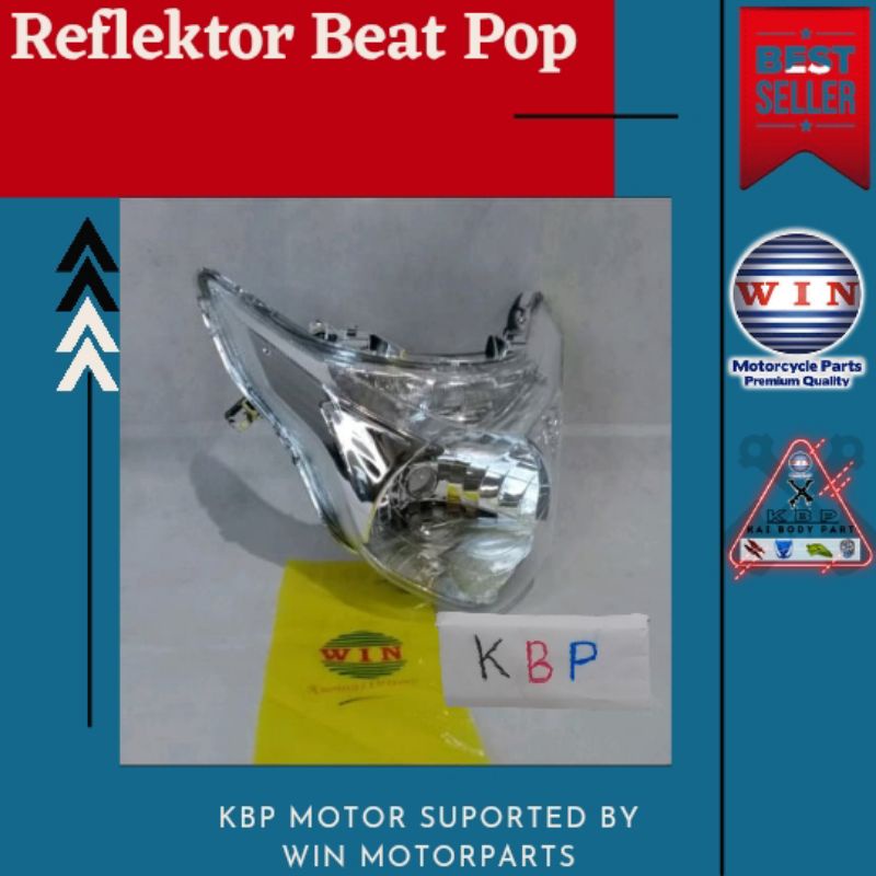 Jual Lampu Depan Beat Pop 110 2015 2016 2017 2018 | reflektor headlamp ...