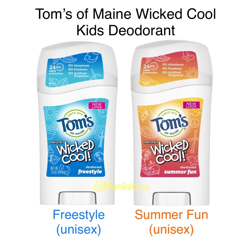 Jual Tom’s of Maine Kids Deodorant Toms of Maine Wicked Cool deodoran ...