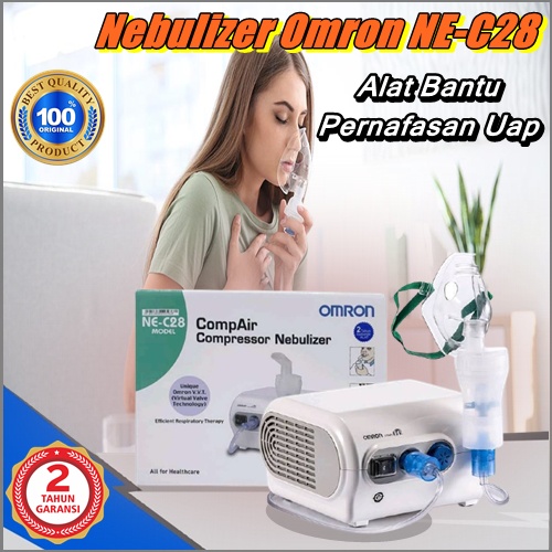 Jual BERGARANSI Alat uap oksigen anak dewasa nebulizer omron ne c28 original alat bantu ...
